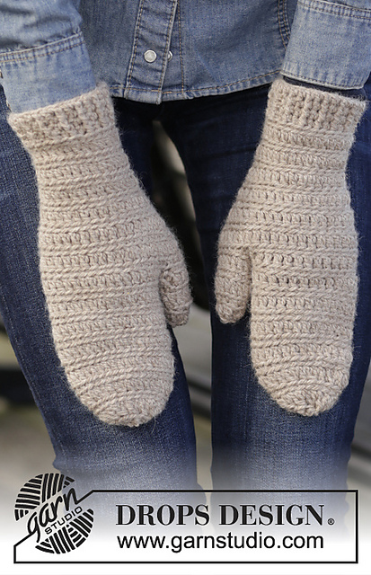 Ravelry: 0-1176 Linnéa Mittens pattern by DROPS design