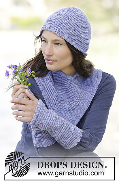 Ravelry: 0-1185 Purple Wish Hat pattern by DROPS design