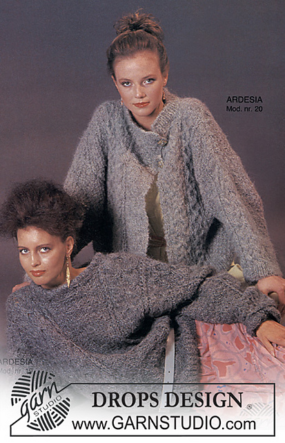 Ravelry: 1-20 Jacket in Aran pattern pattern by DROPS design