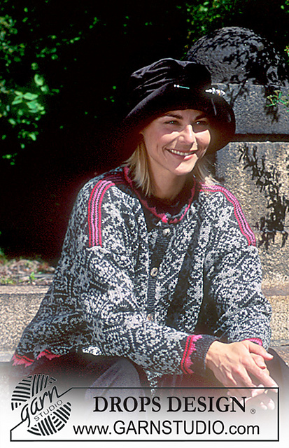 Ravelry: 44-13 Jacket with pattern pattern by DROPS design