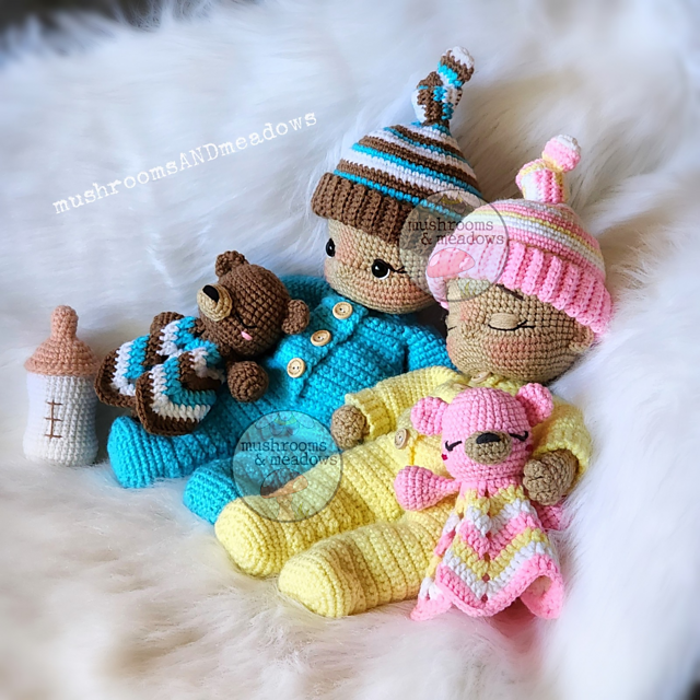 Ravelry: Sleeper Set (for the Bundle Babies) pattern by Megan Stoaks