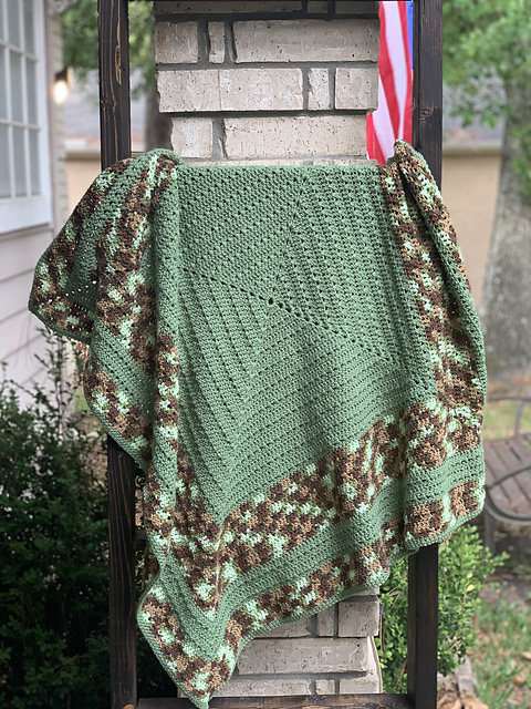 Ravelry: Acadia Trails Crochet Baby Blanket pattern by Becky Pickett