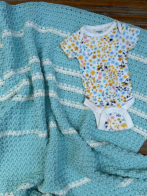 Ravelry: Meadow Creek Baby Blanket pattern by Becky Pickett