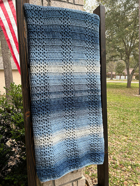 Ravelry: Highland Falls Throw Blanket pattern by Becky Pickett