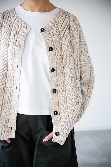 Ravelry: SAHO CARDIGAN pattern by Megumi Sawada