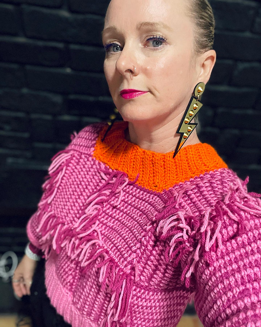 Ravelry: Tassel Crop Sweater pattern by Megan Quigley