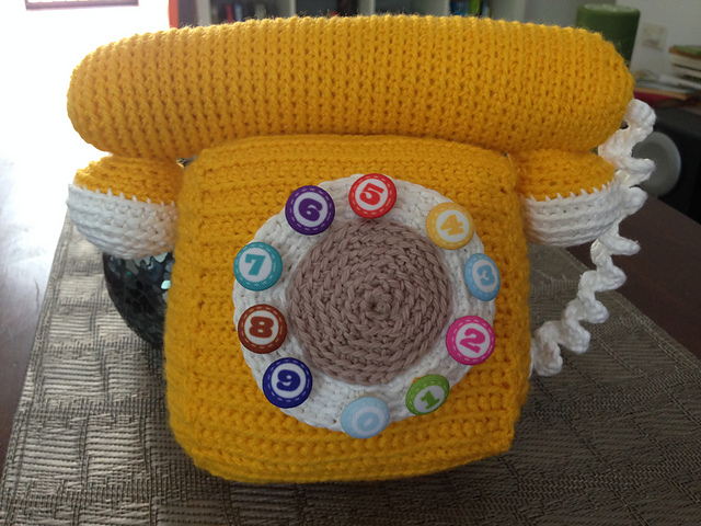 Ravelry: Crochet Old-style Telephone pattern by Melanie Loy