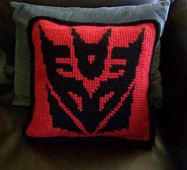 Ravelry: Deceptaconbot Filet or Tapestry Afghan Chart Graph pattern by ...