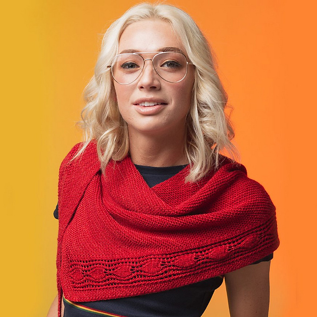 Ravelry: Flames Shawl pattern by Melanie Rice
