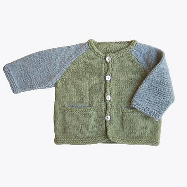 Ravelry: Baby Raglan Cardi pattern by Mel Clark