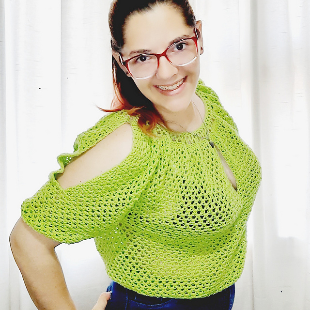 Ravelry: Blusa Encanto pattern by Mel Garcia Tello