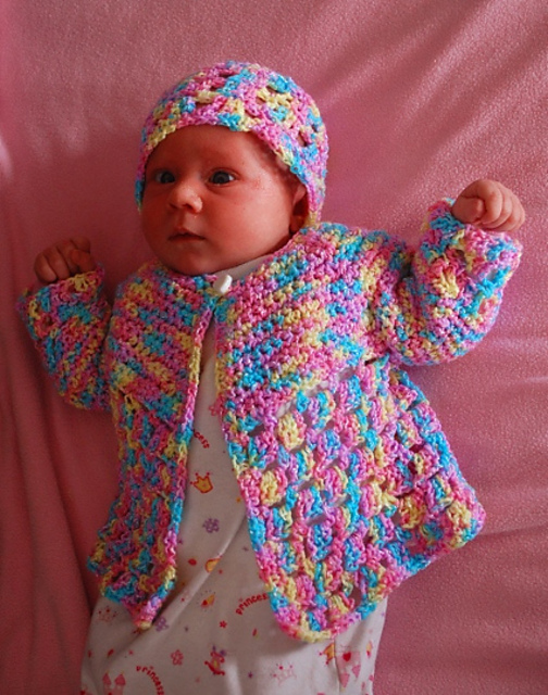 Ravelry: Jellybean Baby Cardigan pattern by Melissa Mall