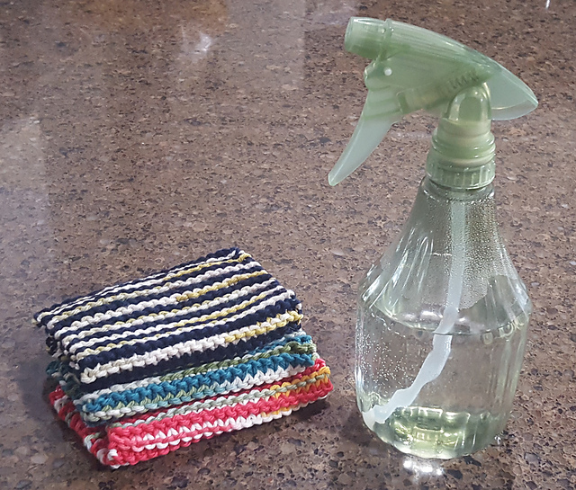 Ravelry: Stripey Cleaning Cloth pattern by Melissa Kahn