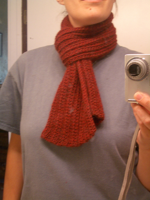 Ravelry: Twin Rib Scarf pattern by Marie-Christine Mahe