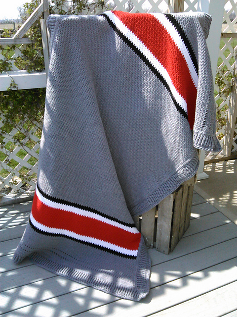 Ravelry: melmorman's OSU Granite/Moss/Linen Stitch Afghan