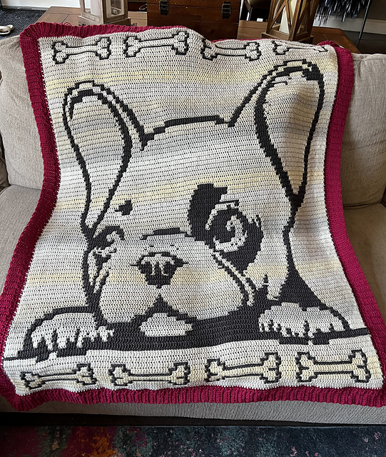 Ravelry: Frenchie Overlay pattern by Christine Hayman