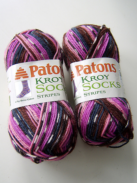 Ravelry: Patons North America Kroy Socks Stripes