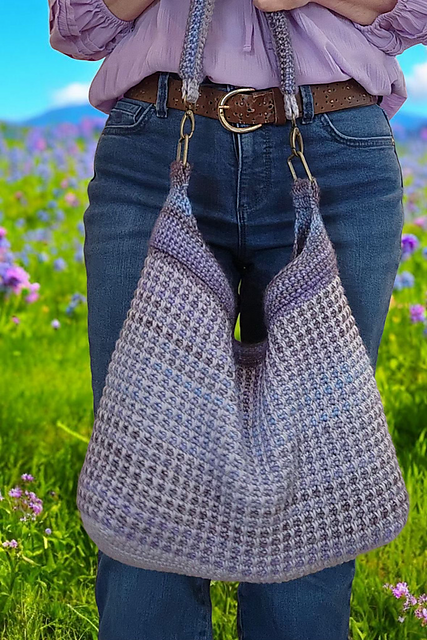 Ravelry: Blossom Boho Bag pattern by Merri Purdy - Purdy Sweet Crochet