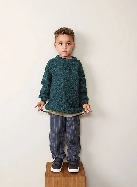 Ravelry: Nr. 9b Guernsey Genser pattern by Sandnes Design
