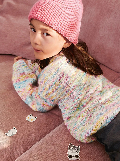 Ravelry: Bonnie Sweater Junior pattern by Sandnes Garn