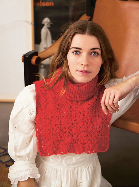 Ravelry: Fleur neck pattern by Sandnes Garn