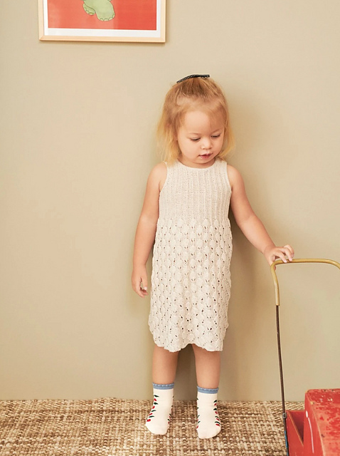 Ravelry: Lilja Dress Baby pattern by Sandnes Garn