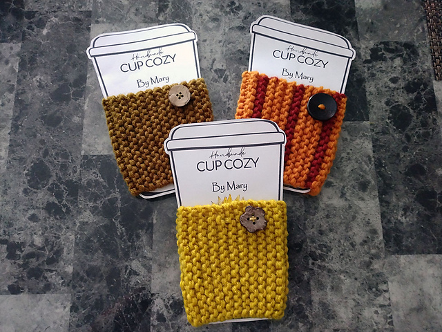 Ravelry: Cup Cozy pattern by Mary Gaines