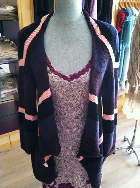 Ravelry: Hexa Flare Cardigan pattern by Malvina Guretsky