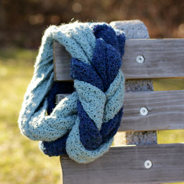 Ravelry: Endless Entwine Scarf pattern by Micah York