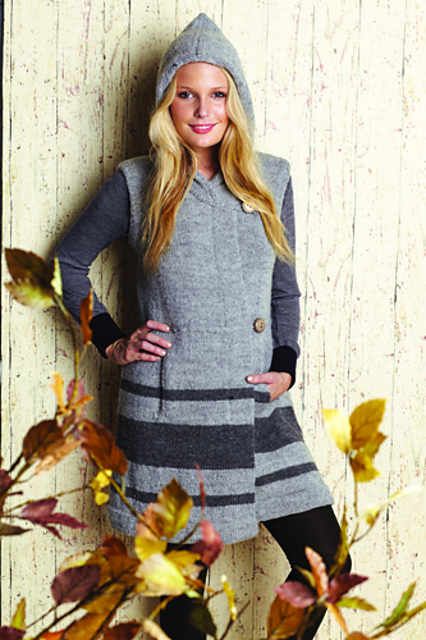 Ravelry: #19 Hooded Tunic Vest pattern by Mari Lynn Patrick