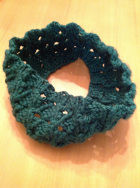 Ravelry: Forest Eyelet Cowl pattern by Michael Frazer