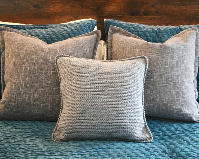 Ravelry: Rustic Farmhouse Pillow pattern by MJ's Off The Hook Designs