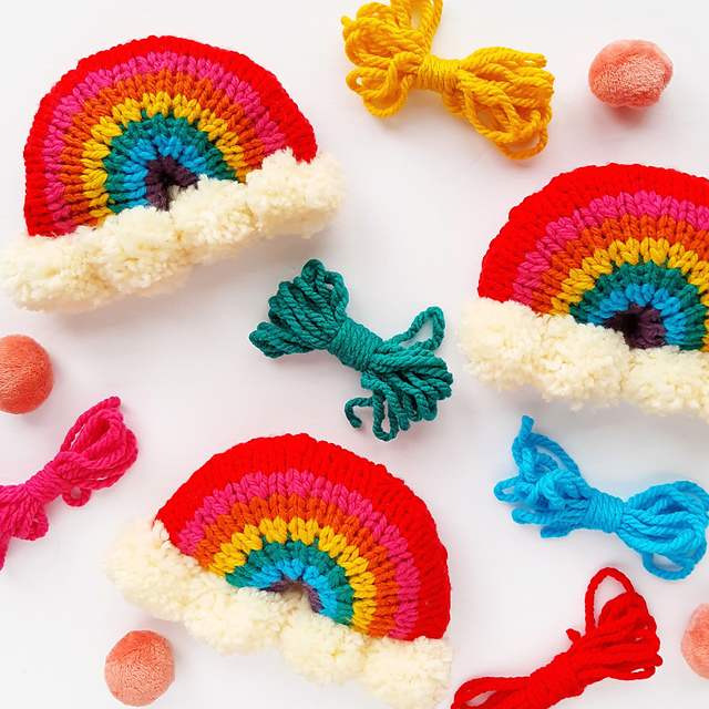 Ravelry: Brighten Your Day Knit Rainbow Stuffie pattern by Erin Black