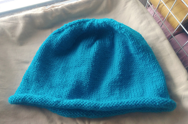 Ravelry: Men’s Plain Rolled Brim Hat Worsted Weight Version pattern by ...