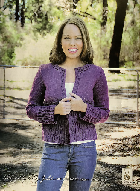 Ravelry: Fitting Edge to Edge Jacket pattern by Gitta Schrade