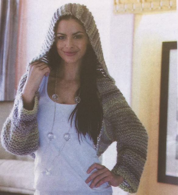 Ravelry: Brilliant Hooded Shrug pattern by Moda Vera