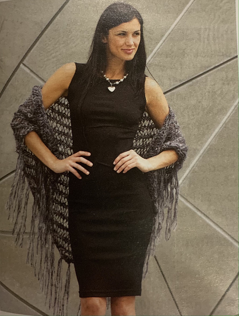 Ravelry: Moda Vera Luxury Shawl pattern by Spotlight Australia