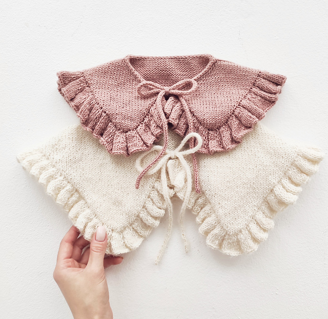 Ravelry: Ruffle collar Leya pattern by Natasha Gizamova