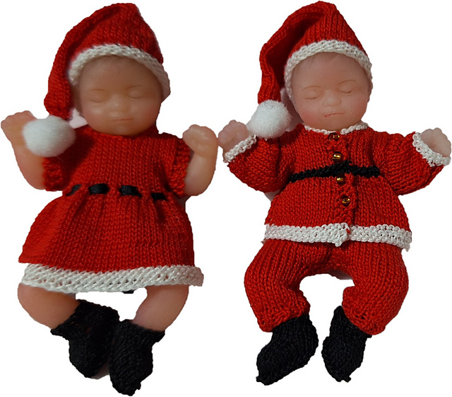 Ravelry: Santa Babies - Zuru My Mini Baby pattern by Nicola Smith