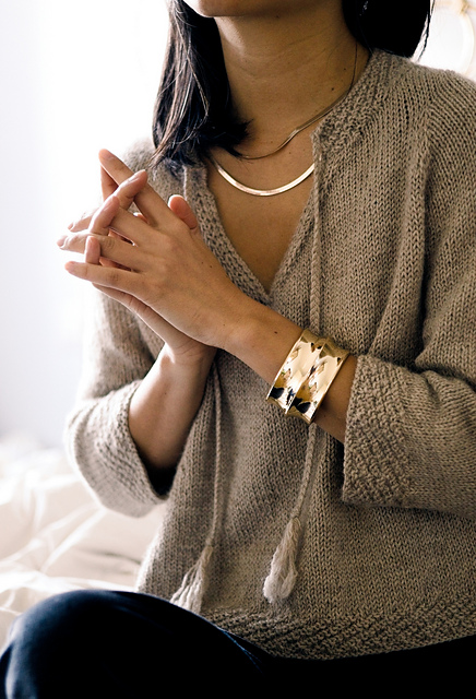 Ravelry: Never Too Late Sweater pattern by Minimi Knit Design