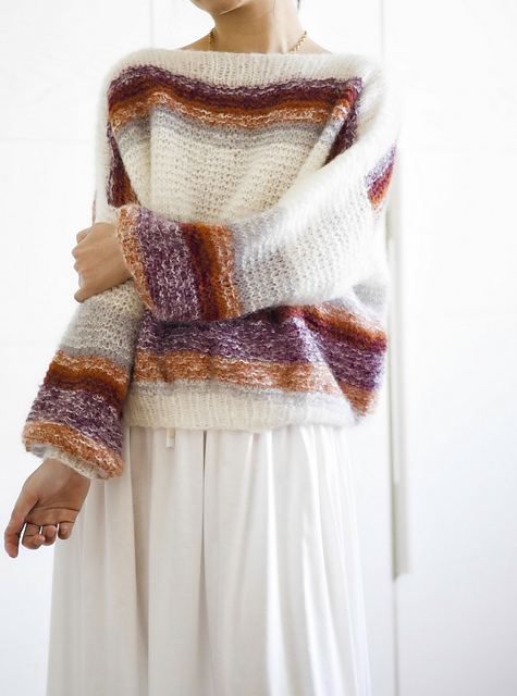 Ravelry: Flow Sweater pattern by Minimi Knit Design
