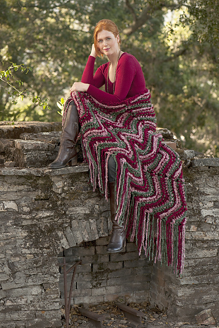 Ravelry: Cloud Ripple Afghan pattern by Marty Miller
