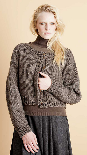 Ravelry: #25 Cable Back Cardigan pattern by Tom Scott