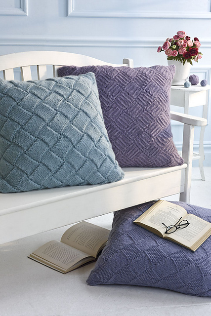 Ravelry: Stitch Sampler Floor Pillows pattern by Rosemary Drysdale