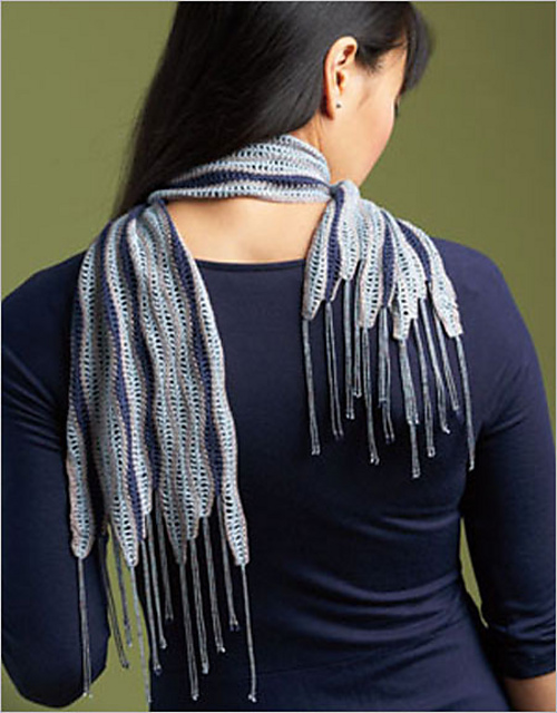 Ravelry: Pacific Wave Scarf pattern by Charlotte Morris