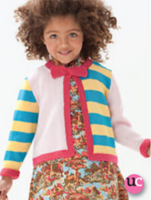 Ravelry: #29 Bow-Tie Cardi pattern by MillaMia Sweden