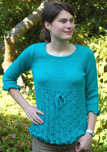 Ravelry: Empire Waist Pullover On Ravelry pattern by Melissa Leapman