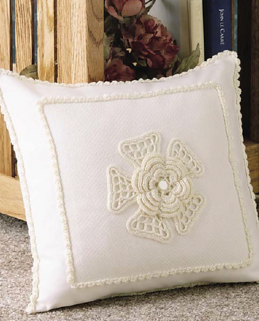 Ravelry: Wild Irish Rose Pillow pattern by Rose Pirrone