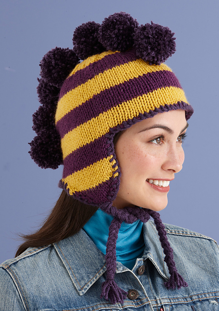 Ravelry: Geaux Tigers Hat pattern by Lion Brand Yarn