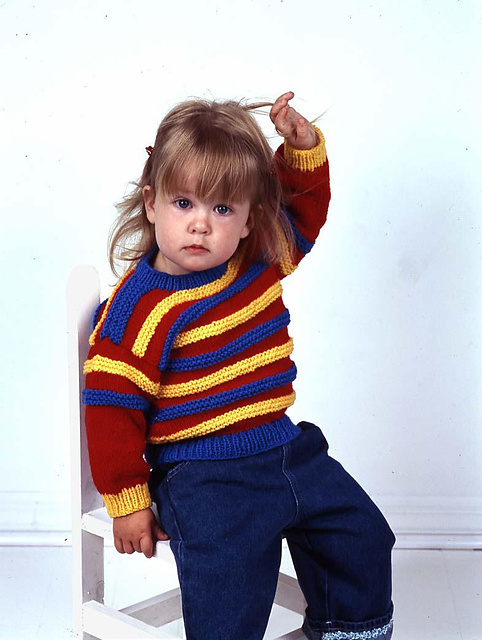 Ravelry: Primary Colors Sweater pattern by Coats Design Team